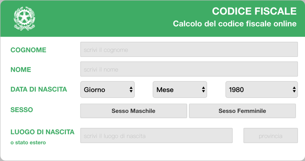 義大利稅務號碼 Fiscal Code o Codice Fiscale / 佛羅倫斯＋米蘭篇 [更新：31.08.24 ...